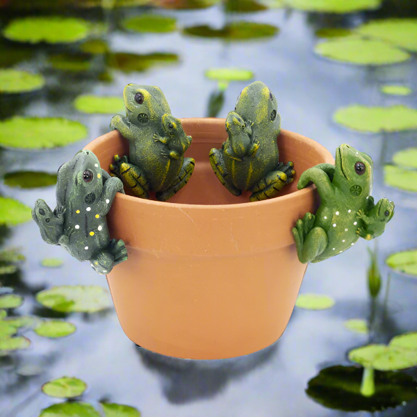 Double Frog Pot Hanger Medium – Rock Gardens