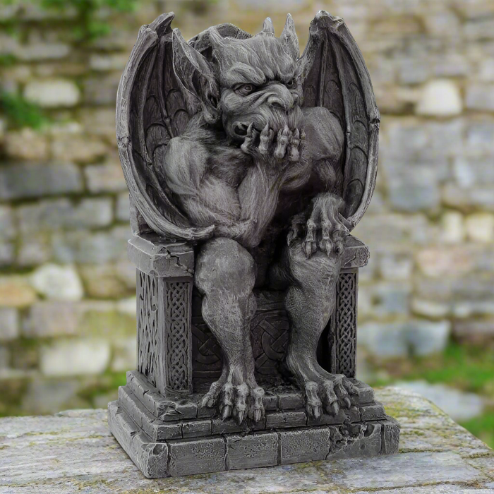 Gargoyle Sitting On Throne – Rock Gardens
